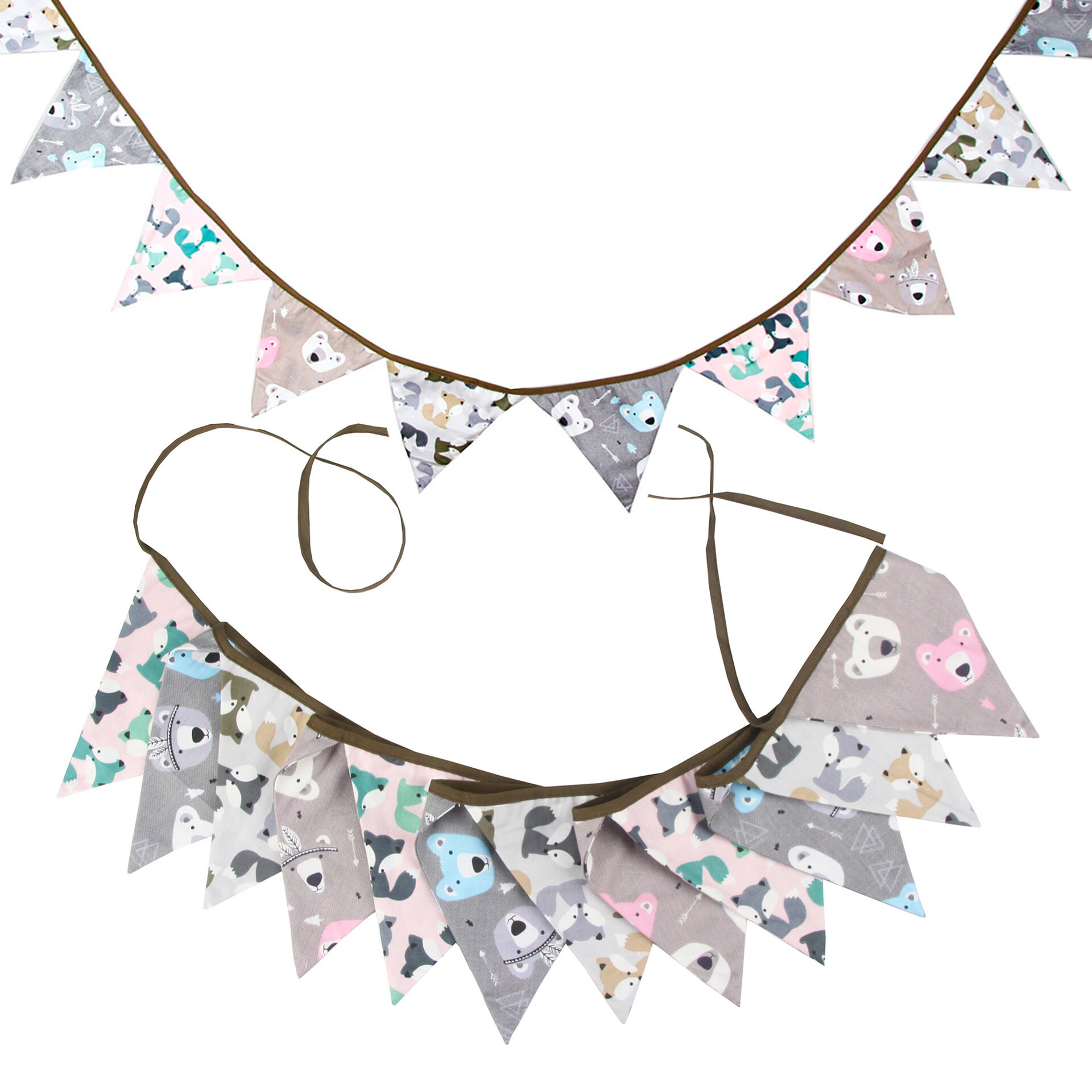 Флаг Fluorescent Fiber "Медвежья Лиса", хлопок, двусторонний, 3,2м