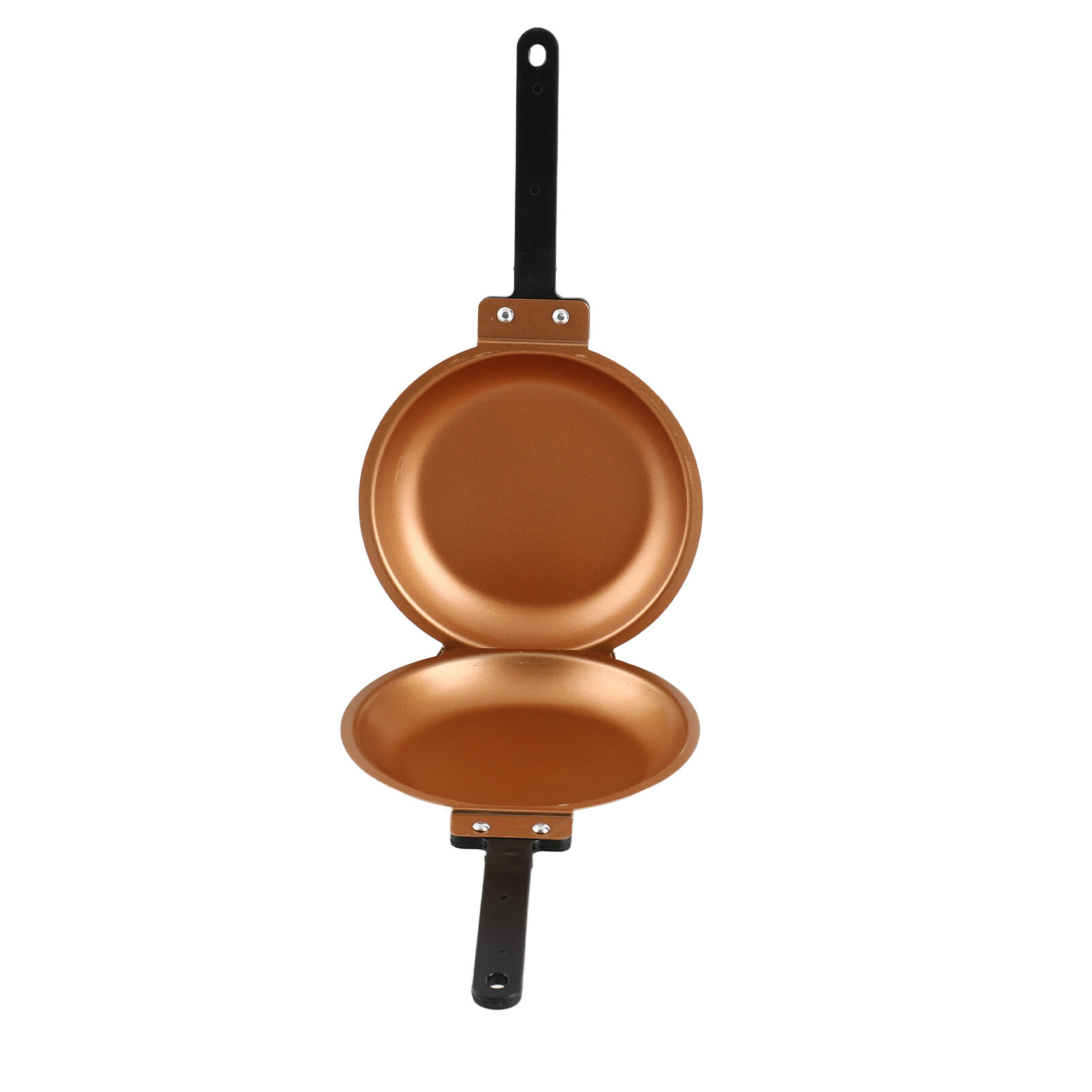 Складная сковорода, многофункциональная двухсторонняя сковорода, сковорода с антипригарным покрытием