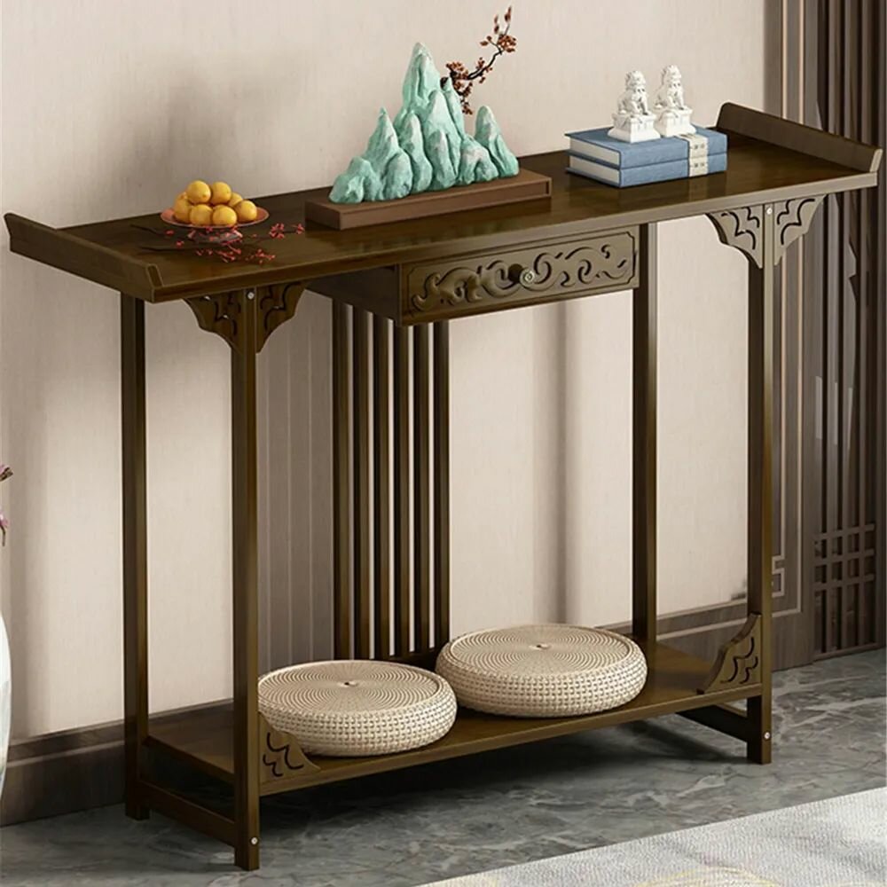 Консоль икеа "Бамбук", классический стиль, массив дерева, 80 см х 30 см х 80 см