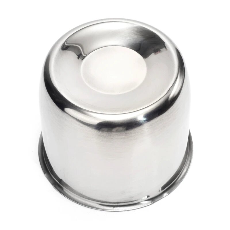 DewFlew, 1 шт, 108 мм/4,25 дюйма, втулка 93 мм/3,66 дюйма, Нержавеющая сталь, нажимные центральные колпаки ступицы, центральные колпачки колеса прицепа, подходят для диаметра 4,25 дюйма, 3,66 дюйма, H, Chrome