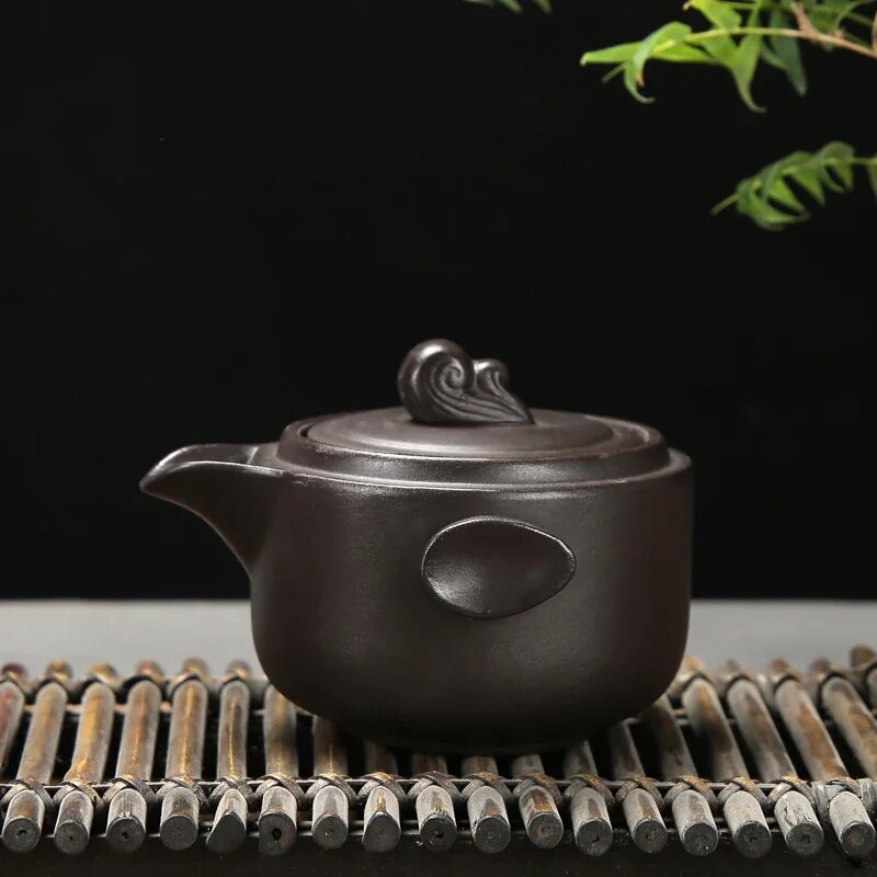 Портативный чайник JINGDE TEA SET из фиолетовой глины A--10.5x7cm 150ml