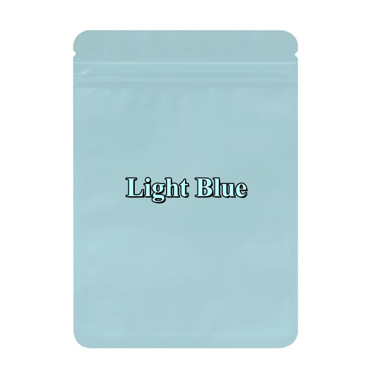 Плоские пакеты из алюминиевой фольги Leotrusting для хранения Голубой, Light Blue, 8x13cm