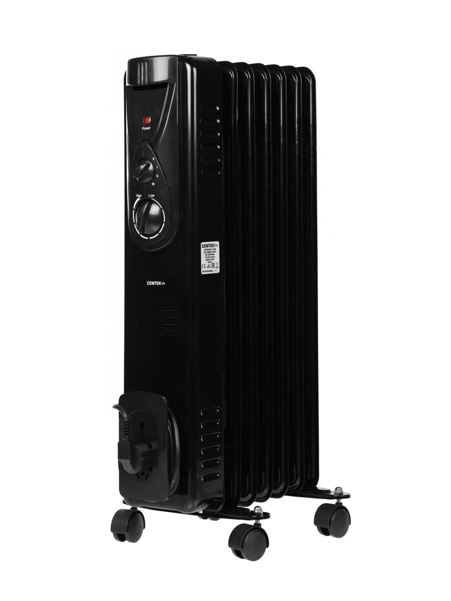 Радиатор масляный CT-6200 1500Вт черный