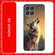 Силиконовый чехол на Honor X8 / Хуавей X8 с принтом "Воющий волк"