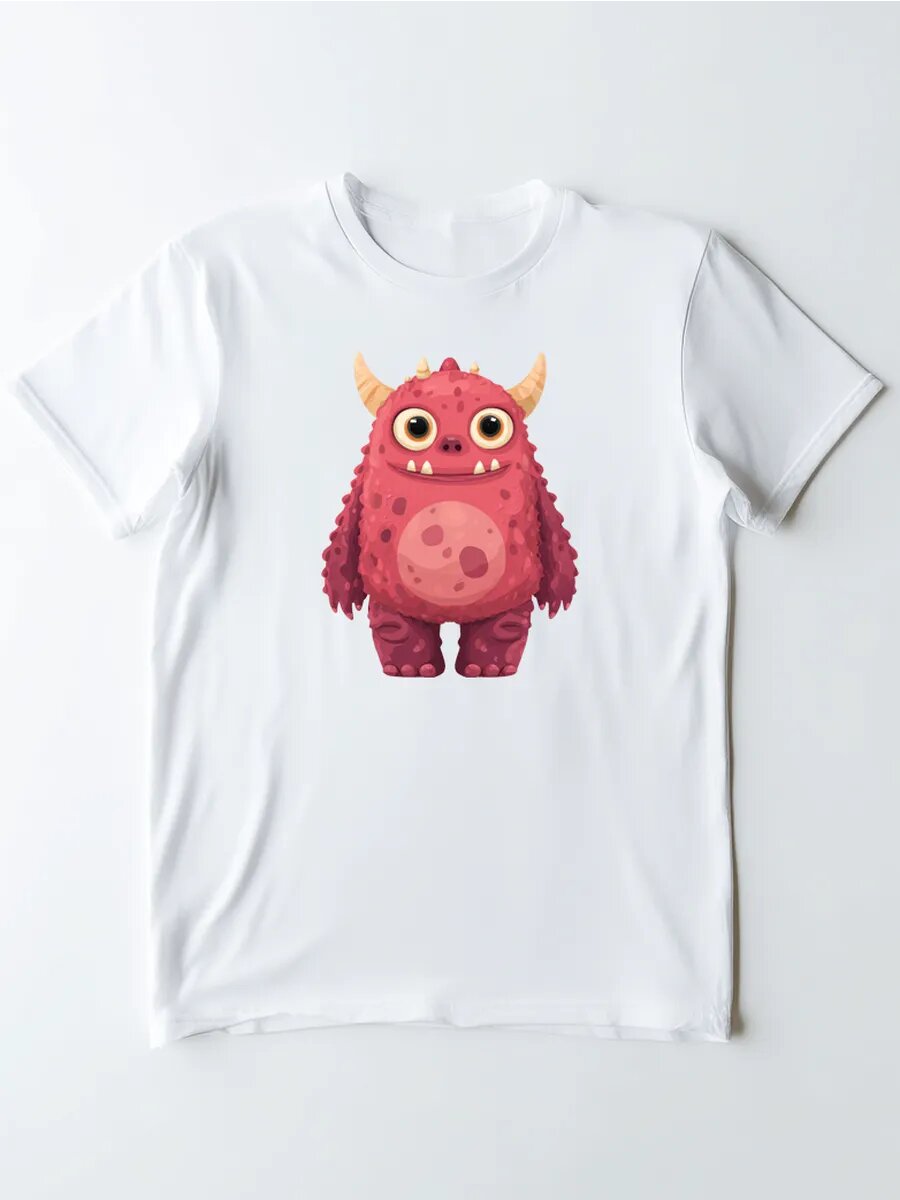 Футболка красный монстр