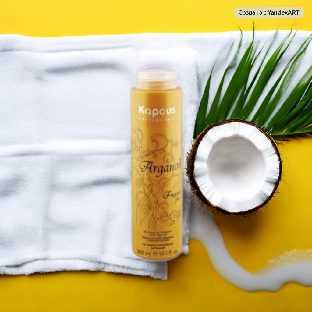 Увлажняющий шампунь для волос с маслом арганы «Arganoil», 300 мл.