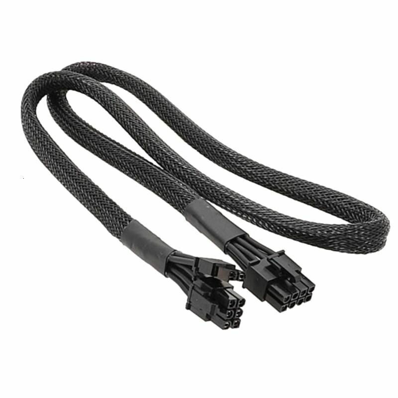 Кабель адаптера питания для видеокарты 8PIN Male to (6pin+2pin), 65cm