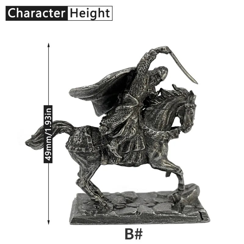 Металлическая Фигурка Средневековых Рыцарей, Армейская Жестяная Игрушка, Солдат, Настольная Игра, Декоративное Украшение Для .