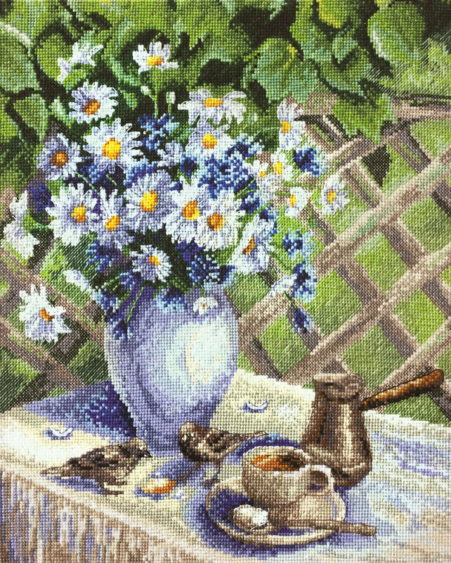 Набор для вышивания Марья Искусница "Начало дачного дня" по рисунку О. Воробьевой, Арт. 04.005.15