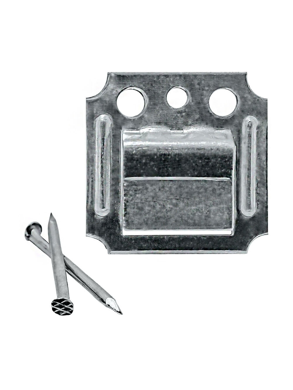 Крепеж кляймер №2 с гвоздями для вагонки и пластиковых панелей (100 шт.)