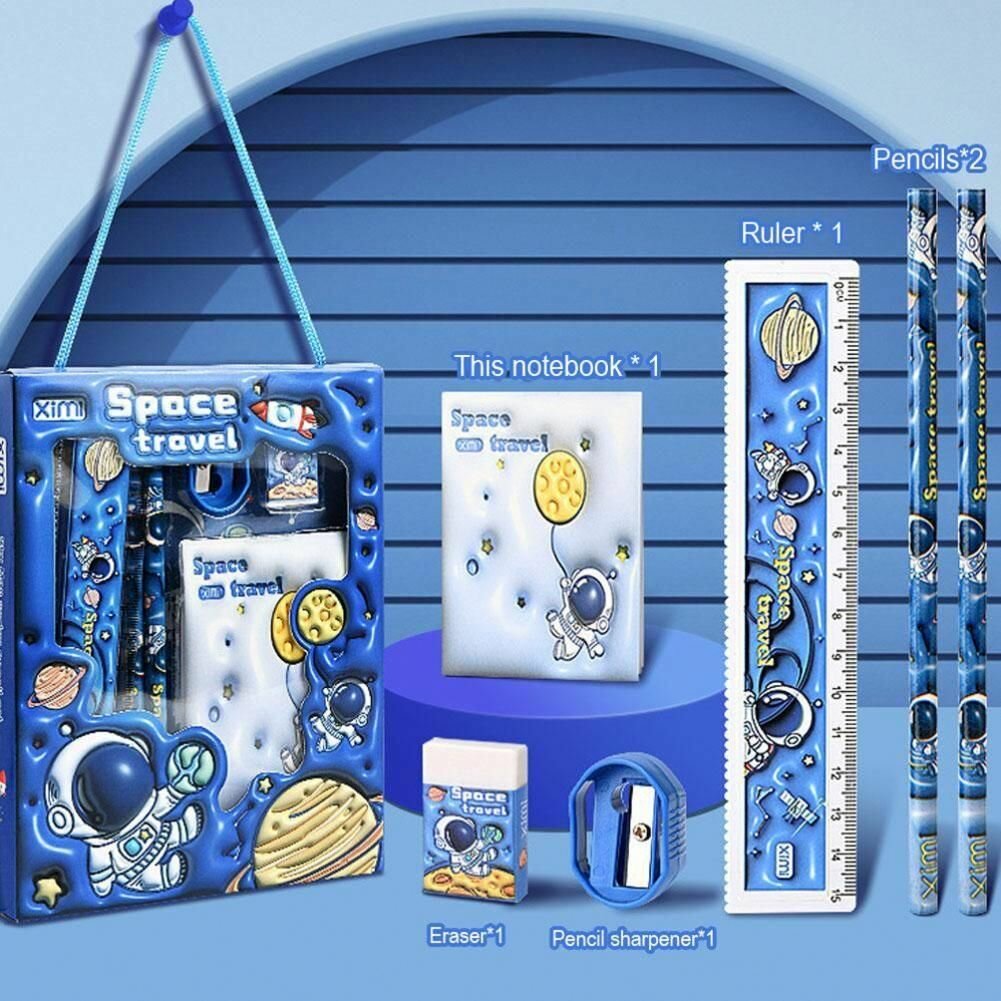 Подарочный набор карандашей для студентов 6-в-1 Набор канцелярских принадлежностей для учебы