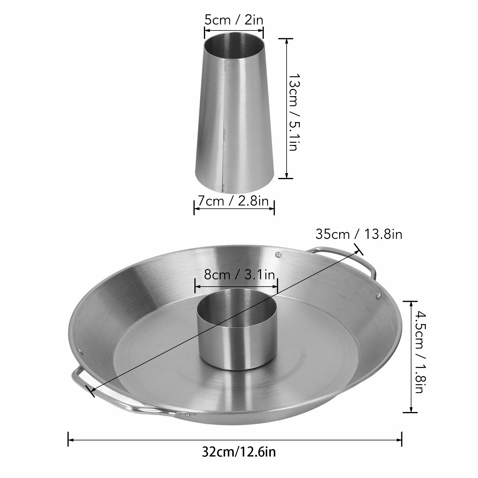 Пивная банка для жарки курицы, многоразовая сковорода для барбекю из нержавеющей стали 430 для дома