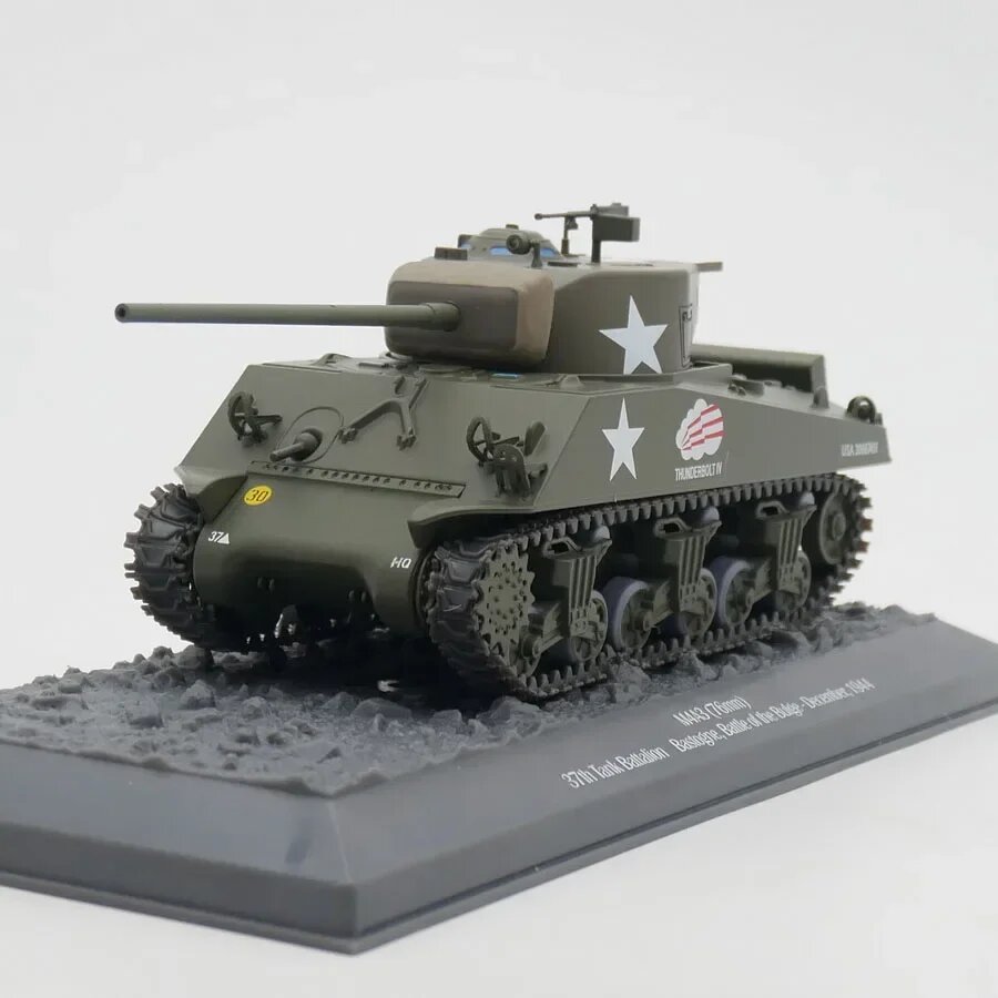 Модель танка Altaya M4A3 Sherman 1:43, 01