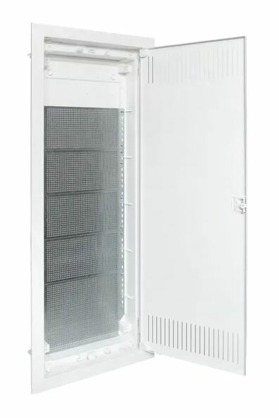 Встраиваемый слаботочный щит 5 габарит с металлической перфорированной дверью nv-mb-pmd-5