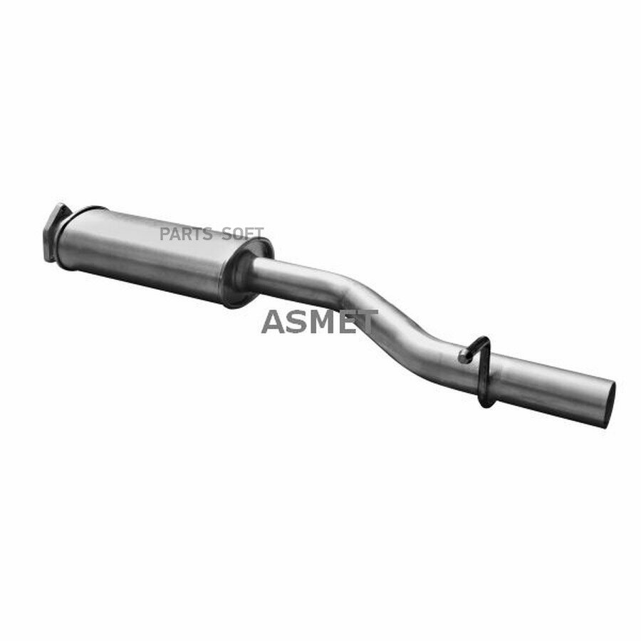 01025, Глушитель выпускной системы от официального дистрибьютора, ASMET, артикул 01025