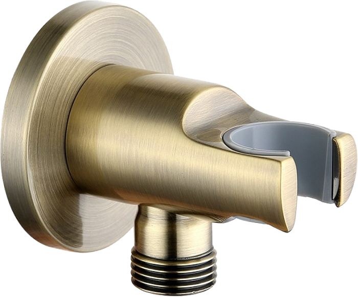 Шланговое подключение Lemark LM4885B c держателем для душа, бронза