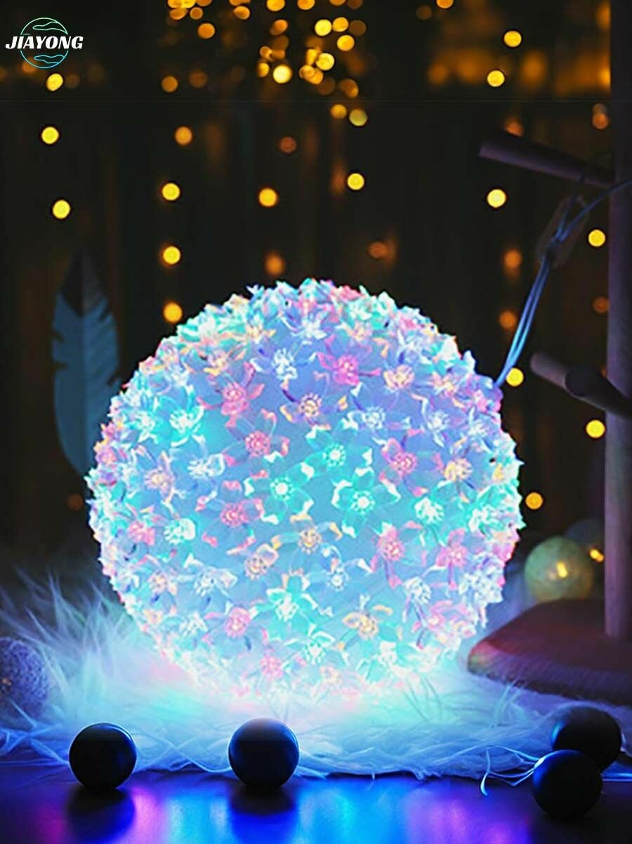 Гирлянда LED Сакура и Гортензия для дома и сада, уличная, влагозащищенная - Сказочный декор для Рождества и Нового года