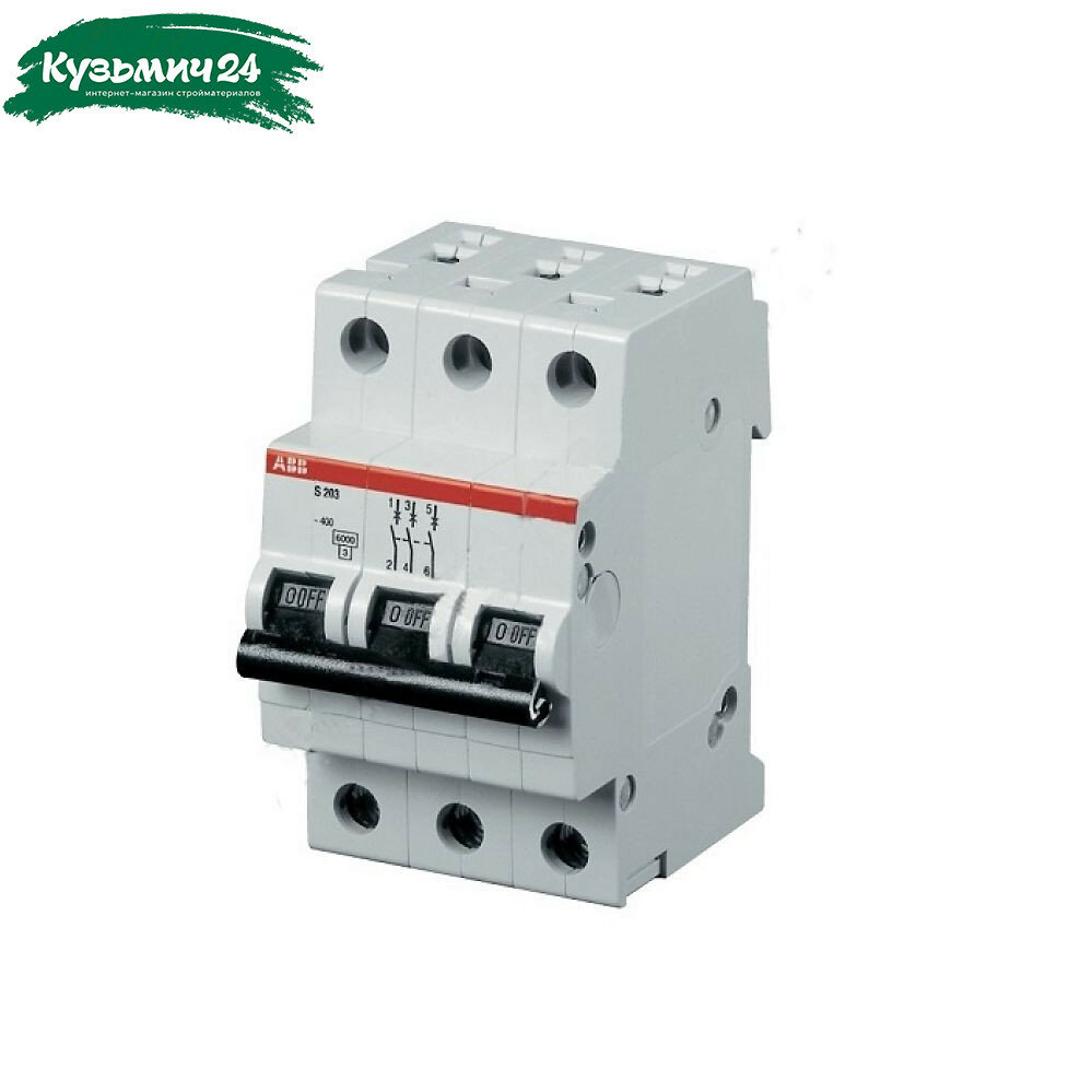 Выключатель автоматический АВВ 3Р С32А