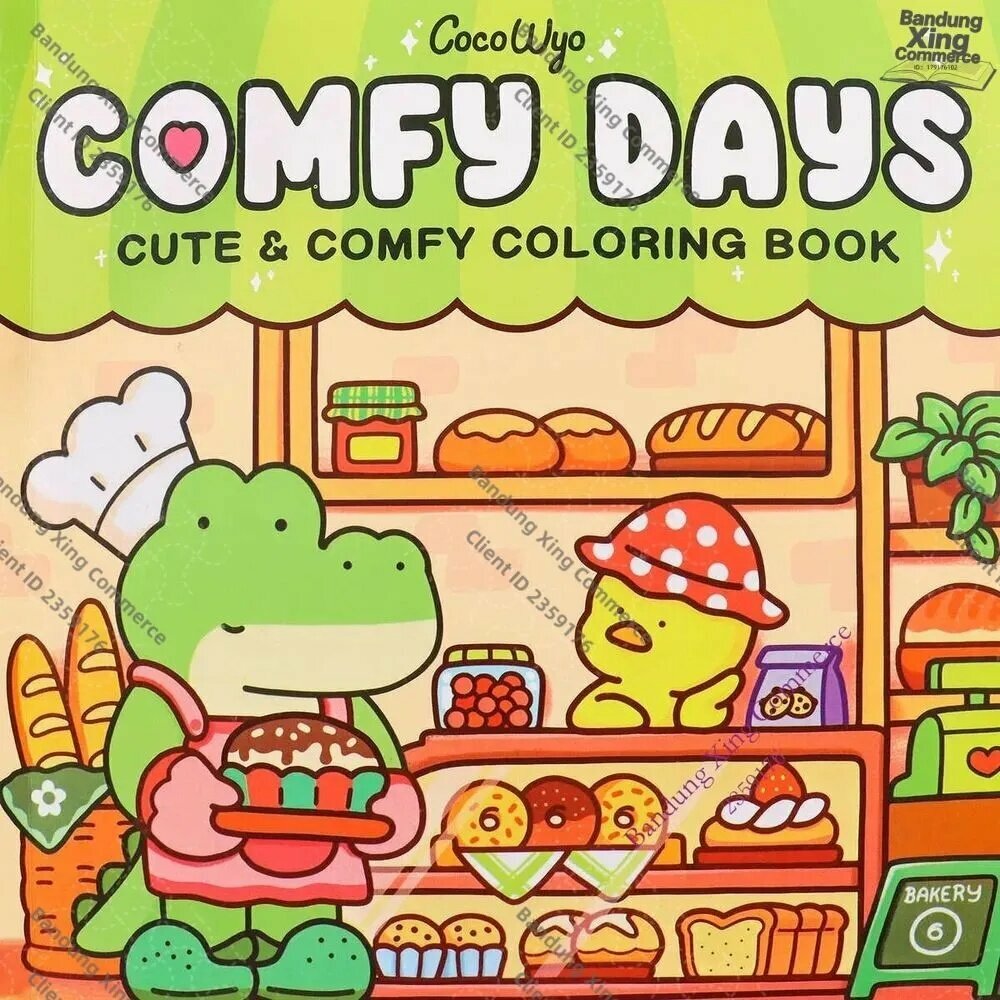 Раскраска антистресс для взрослых и подростков Coco Wyo -Cozy Days 5