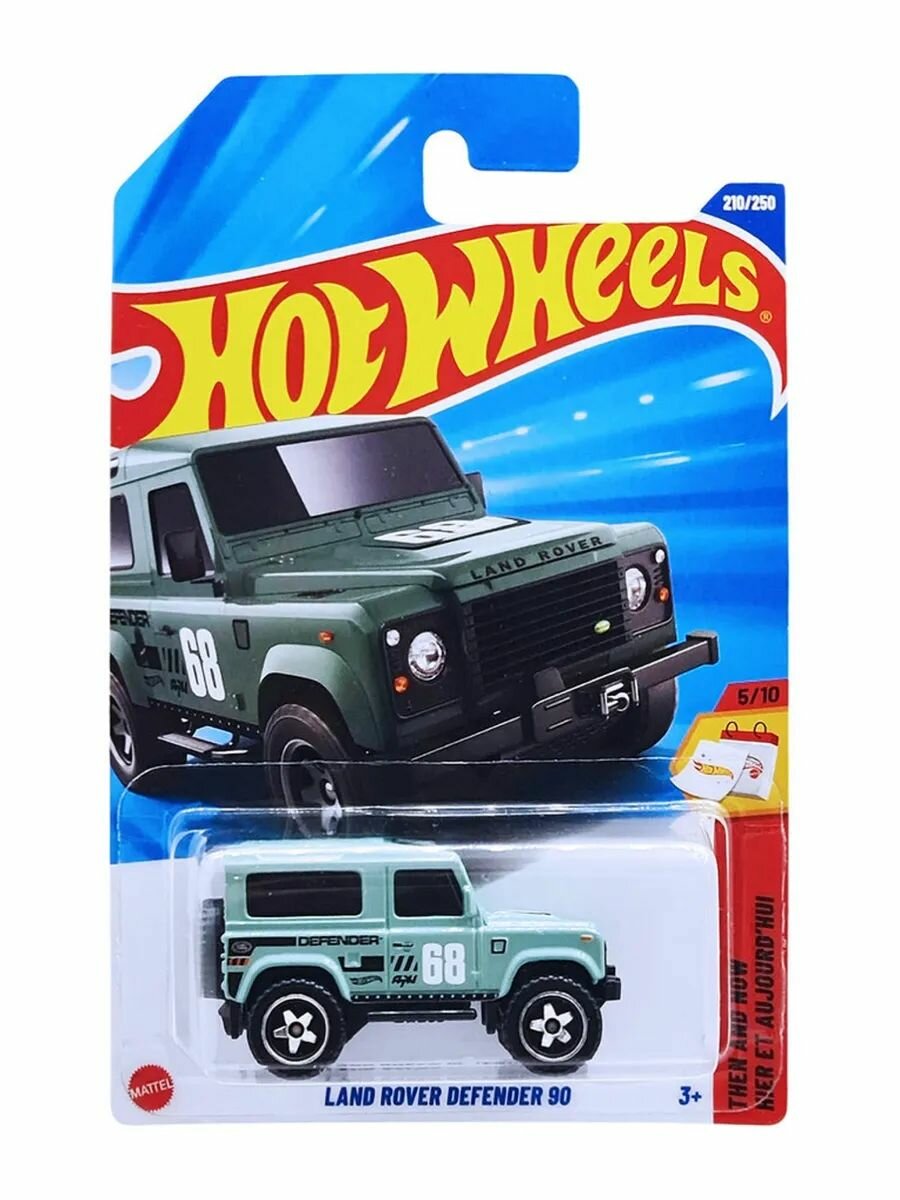 JBC16 Hot Wheels машинка металлическая игрушка коллекционная масштабная модель Land Rover Defender 90 кейс 2025