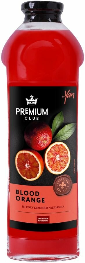 Напиток сокосодержащий PREMIUM CLUB из красного апельсина, 0.93л x 10 упаковки