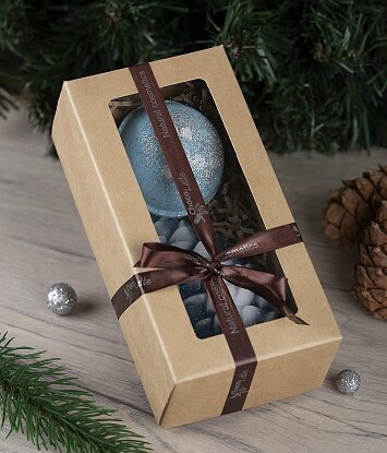 Подарочный набор "зимний праздник" Chokolatte, ароматное мыло и гейзер, ручная работа
