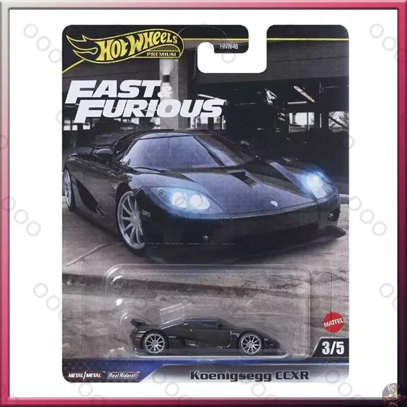 Машинка коллекционная Fast & Furious 2025L HNW46 Koenigsegg CCXR