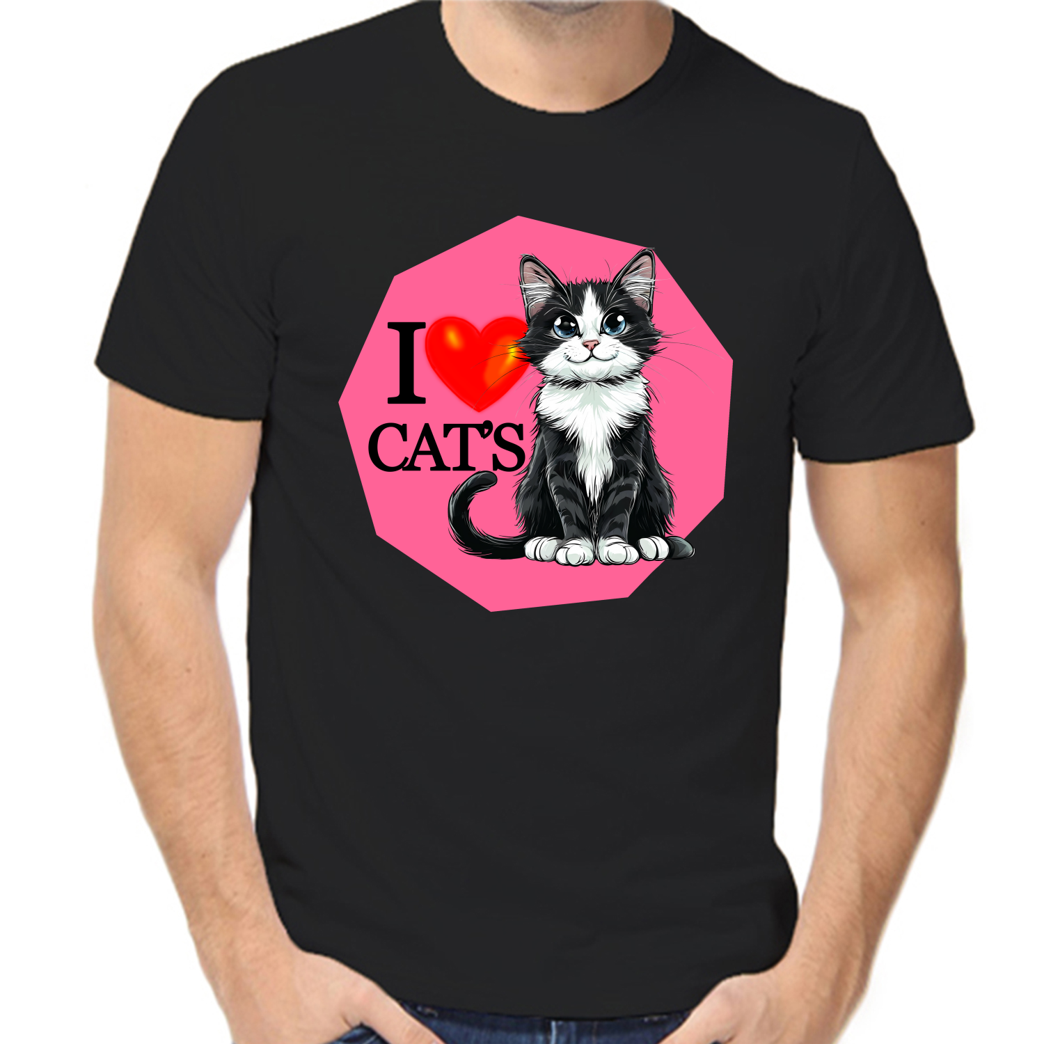 Футболка I love cat's