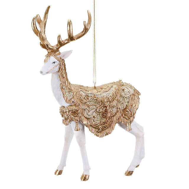 Елочная игрушка Златогривый Олень из Манисы 20 см, Goodwill, D42038