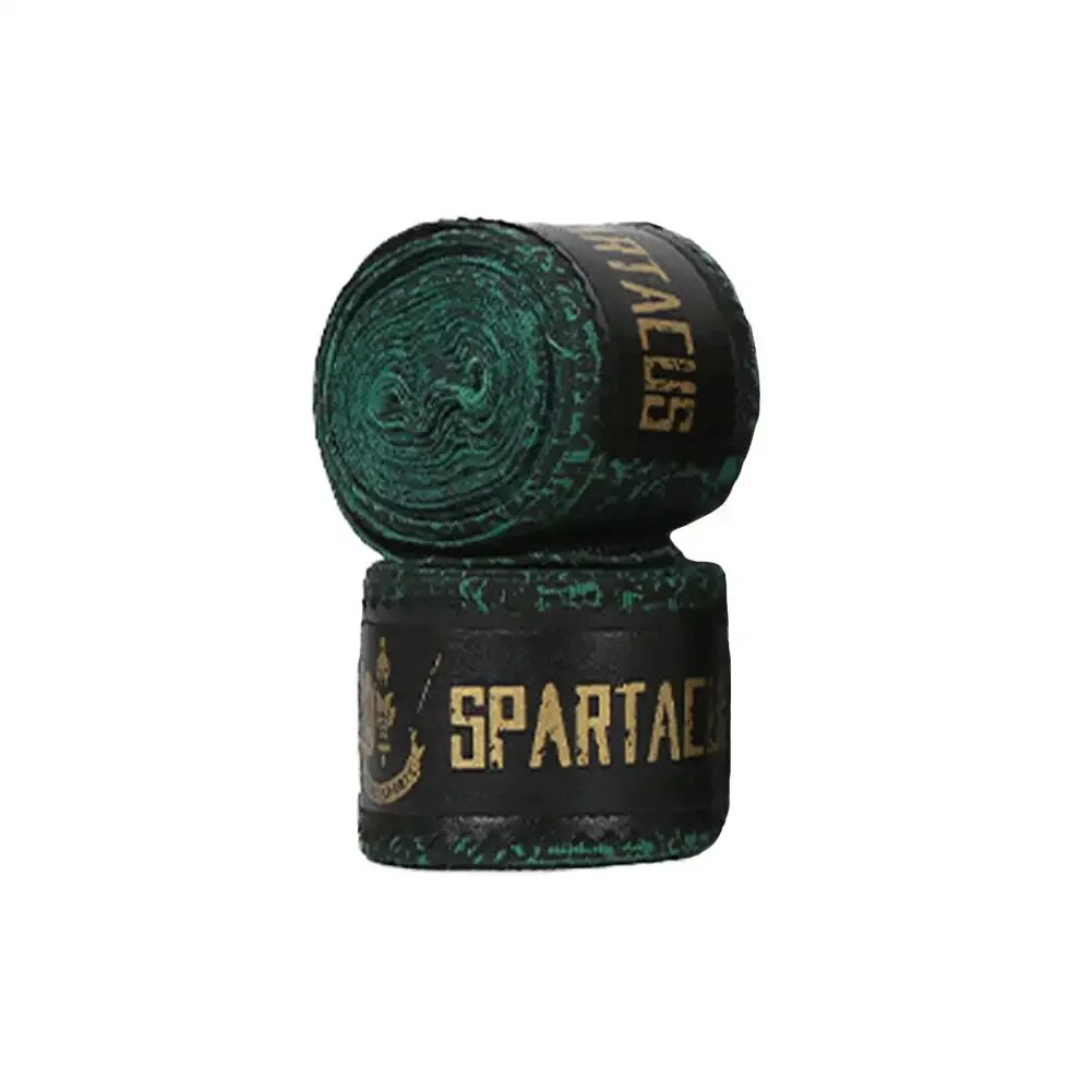 2 шт. Боксерские повязки из полиэстера и хлопка 3 м/5 м Изумрудный, 300 X 5CM, зеленый