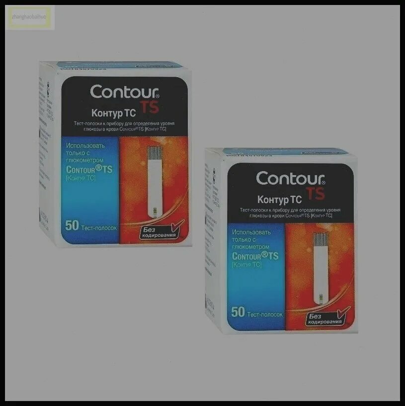 Тест-полоски Контур ТС (Contour TS) - 2 упаковки №50 срок 11.2025
