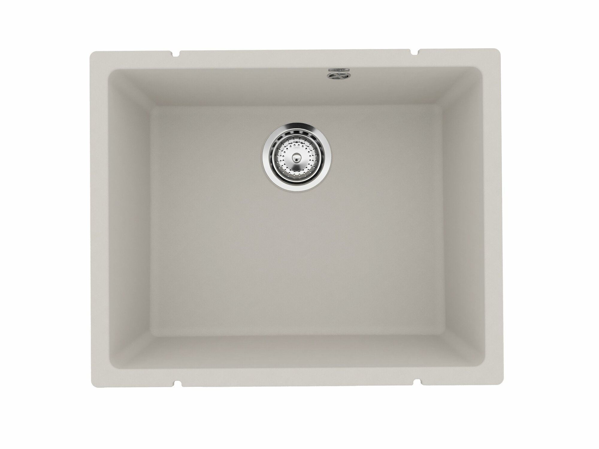 Мойка Weissgauff WGI 50002 Beige, под столешницу, искусственный камень, бежевая
