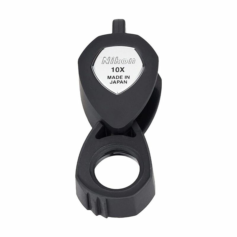 Портативная импортная карманная лупа Nikon 10X 13mm, ювелирный инструмент