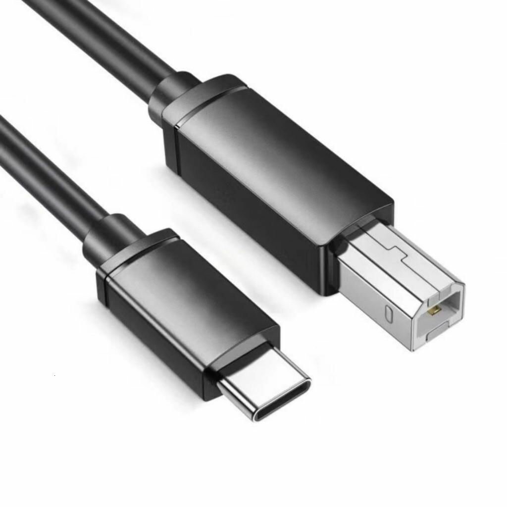 Кабель USB Type C к USB 2.0 для принтера, длина 50см-3м, высокая скорость, квадратный порт, легкое подключение к компьютеру, 300cm