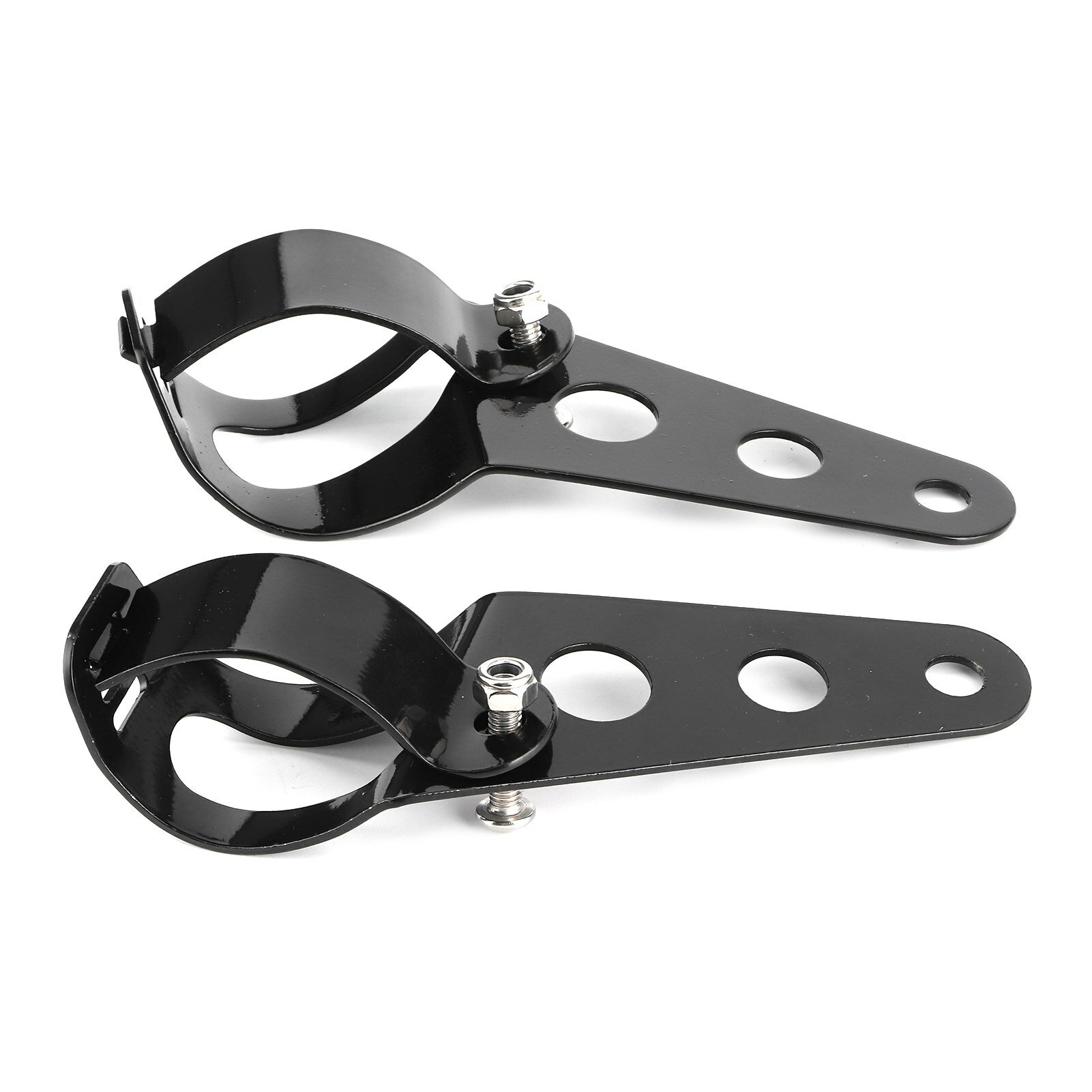 Универсальный кронштейн для крепления фары на вилку мотоцикла Honda (35–43 мм).