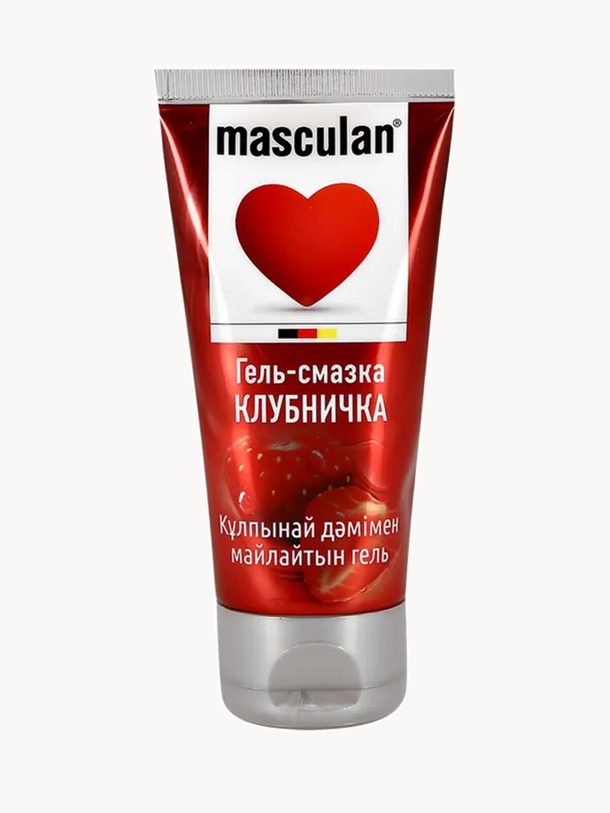 Лубрикант (гель-смазка) "Клубничка" Masculan 50 мл, на водной основе, без красителей, съедобная