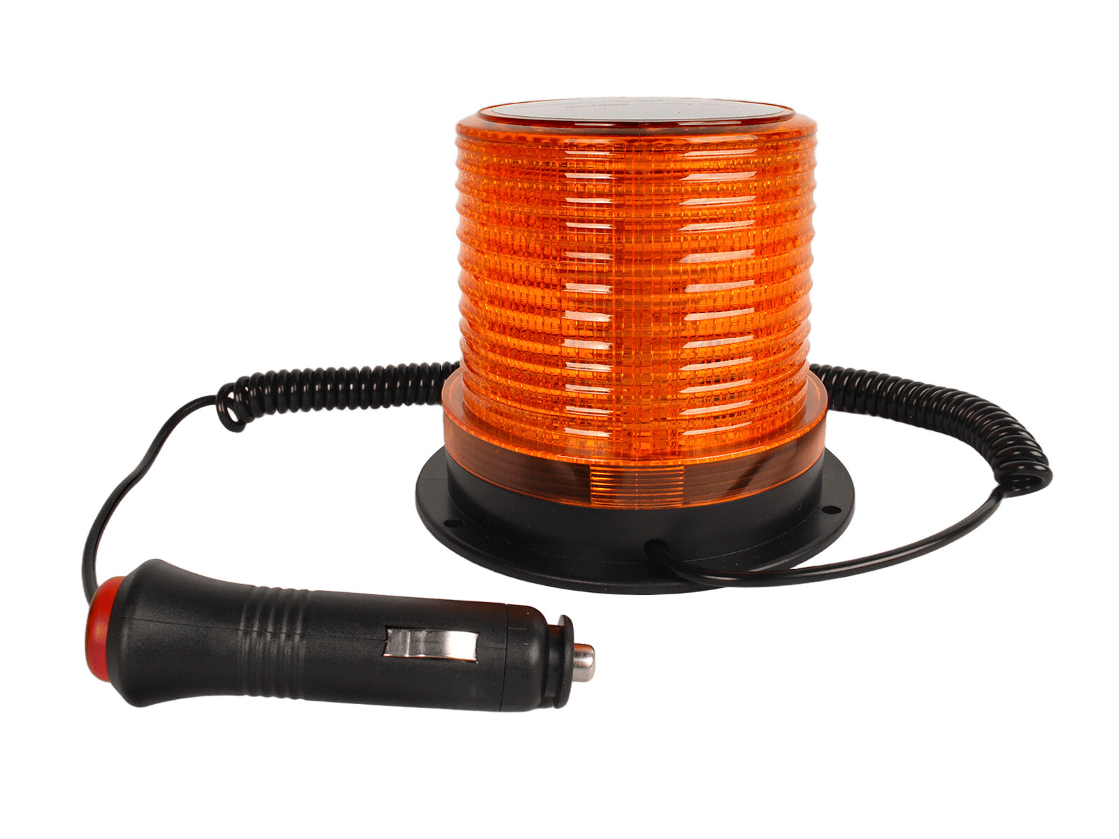 Маяк импульсный 12/24V светодиодный на магните желтый AT