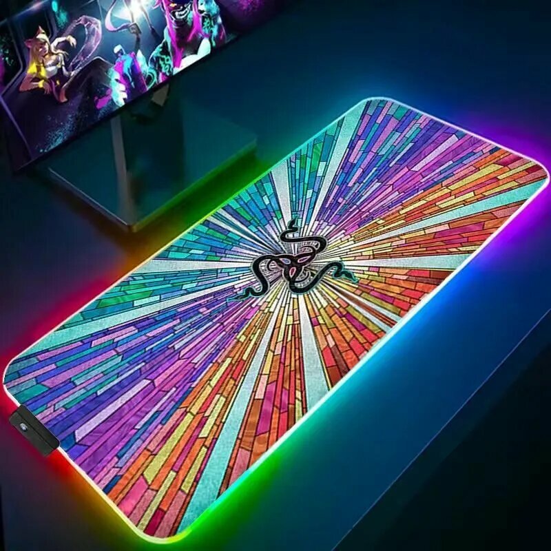 Игровой коврик для мыши RGB , XXXL, длина 100 см, ширина 50 см