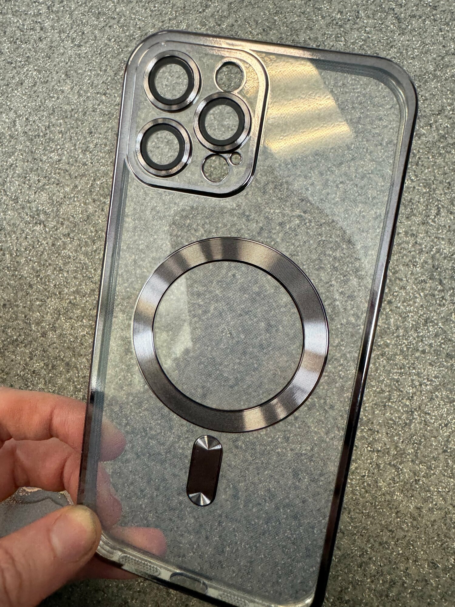 Чехол панель накладка бампер MyPads Safe для iPhone 14 Pro Max тонкая силиконовая крышка с защитой задней камеры с поддержкой беспрводной зарядки .