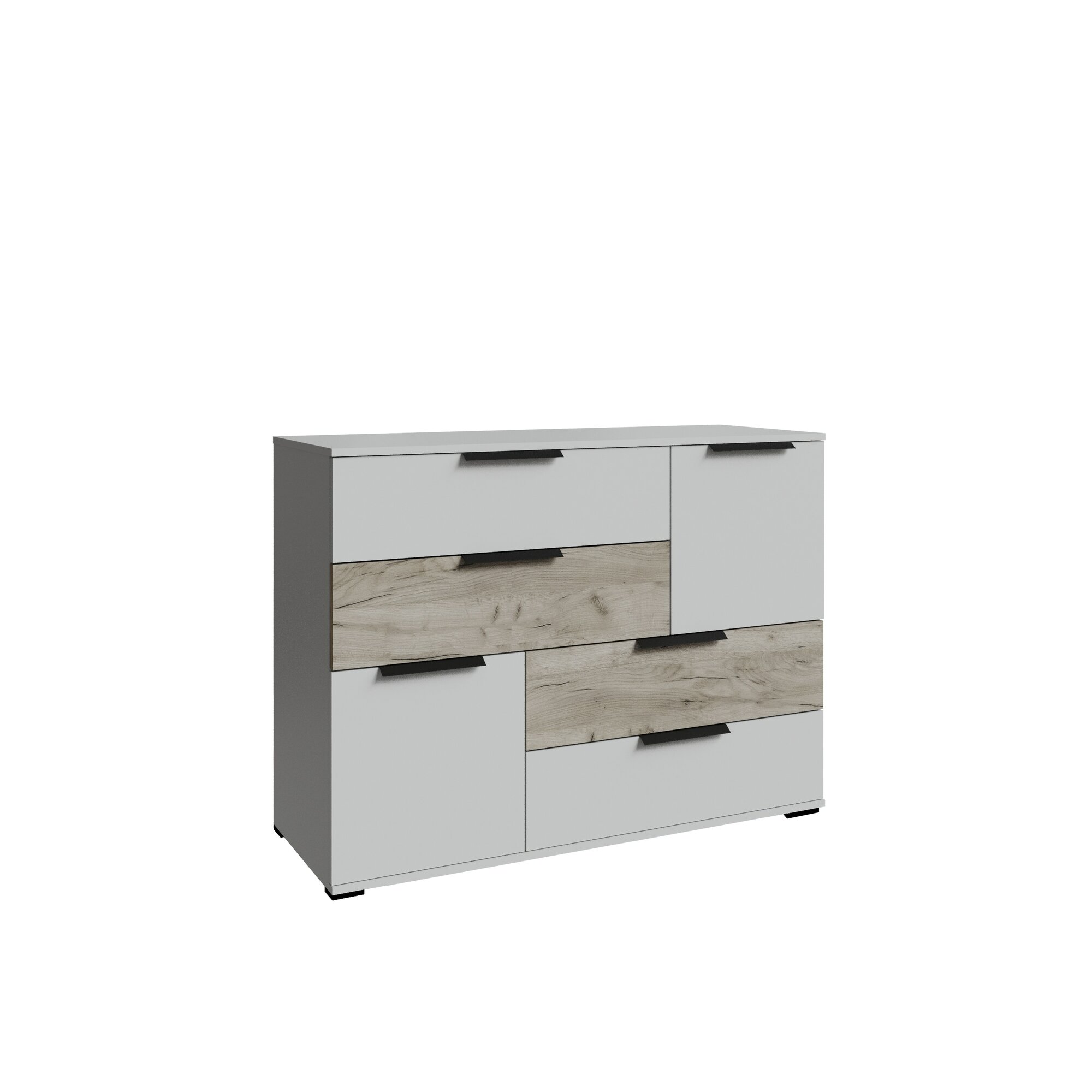 Спальня Лилль Комод ЛСК-20 камень серый/дуб крафт серый (Микон)