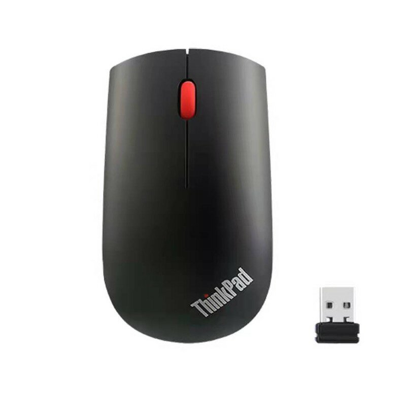 Lenovo ThinkPad Classic Wireless Mouse, IBM Red Dot Optical Mouse, Laptop And Desktop Computer Business Office Mouse 4X30M56887