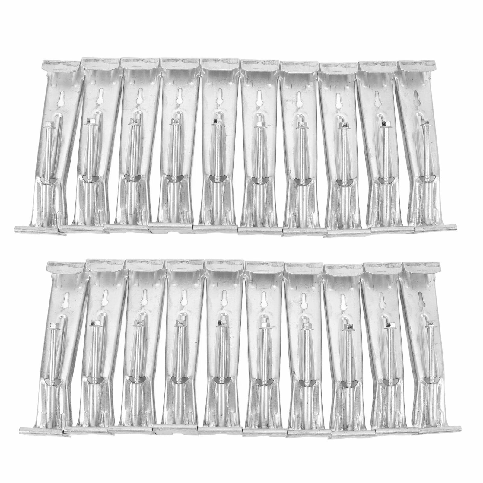 20 шт. вешалки для водосточных желобов, сверхмощный скрытый кронштейн для желоба, крепеж с предварительно вставленными винтами для ремонта упавших желобов