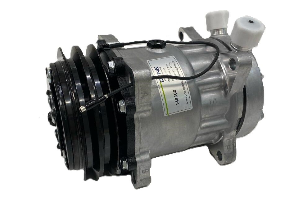 Компрессор кондиционера Dyne 7H15 A2 12V (выходы вертикальные)