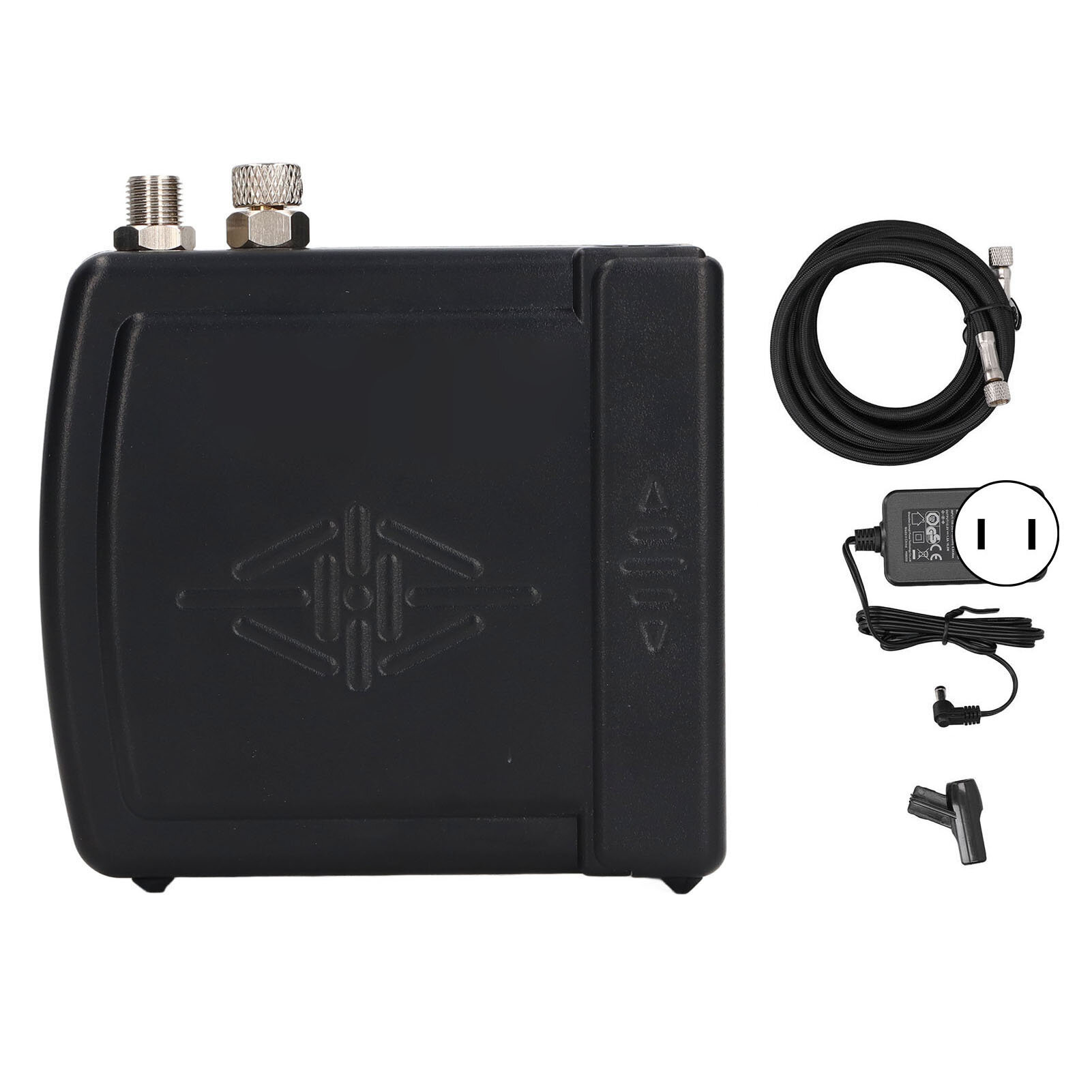 Mini Air Compressor Kit G1/8in ABS Housing Portable Airbrush for Tattoo