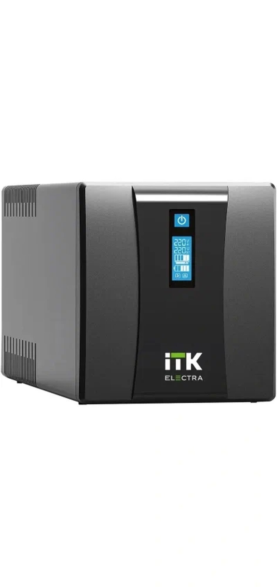ИБП ITK Electra EET-1500VA-1-002, интерактивный, 1500 ВА, 900 Вт, USB, черный