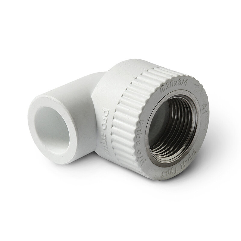 Угольник полипропиленовый с внутренней резьбой 20х3/4" Pro Aqua PA26010P