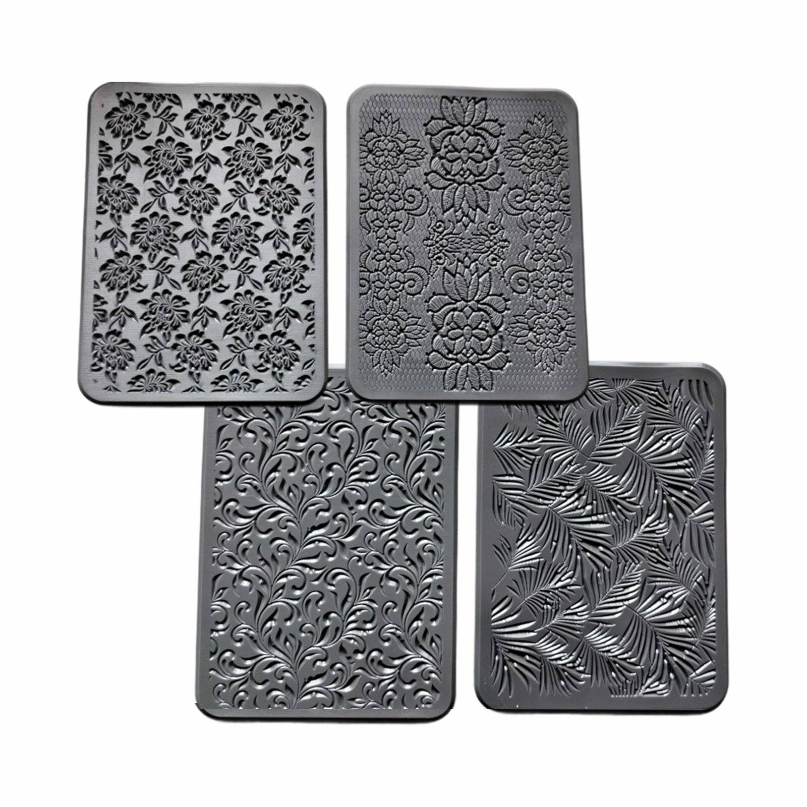 Текстурные коврики для полимерной глины инструмент создания уникальных сережек