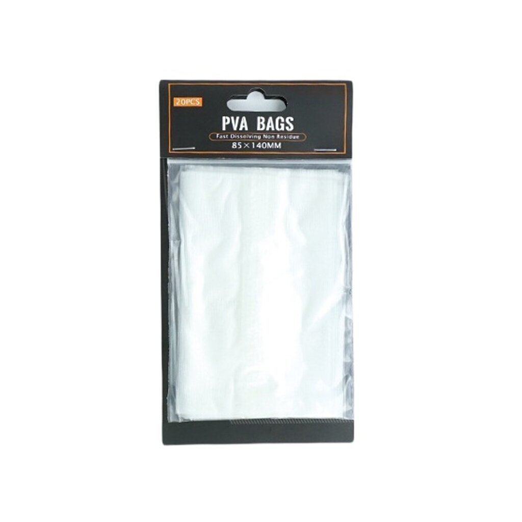 1 упаковка по 20 шт, водорастворимый пакет из ПВА, 85x140 мм