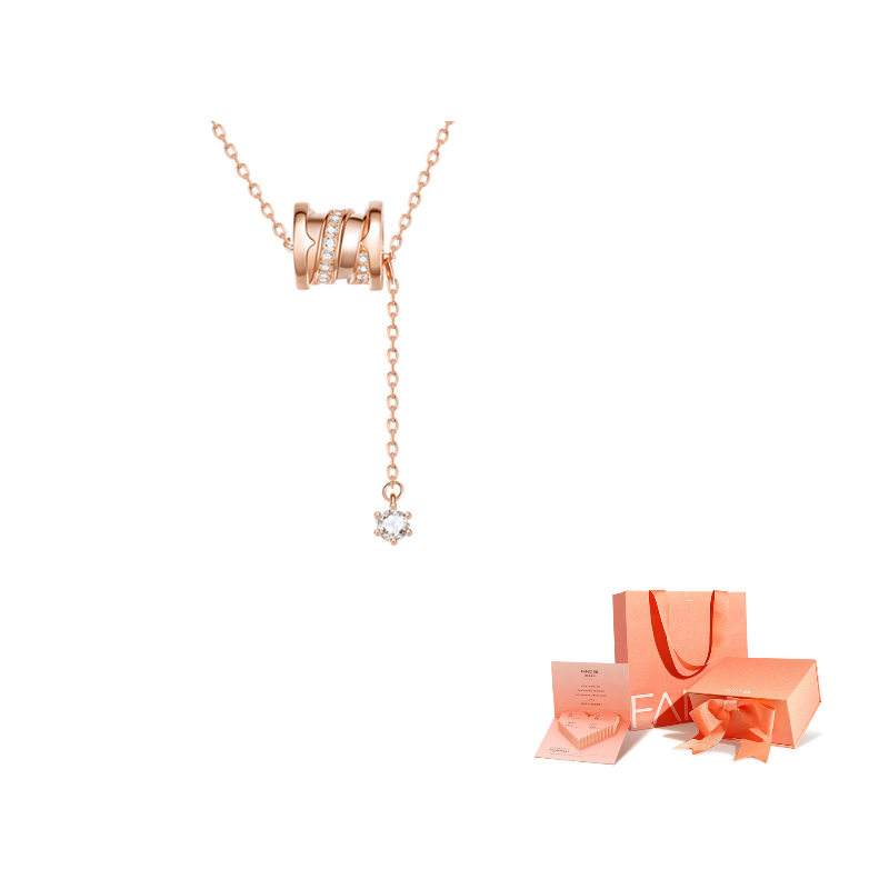 Колье, сапфир синтетический