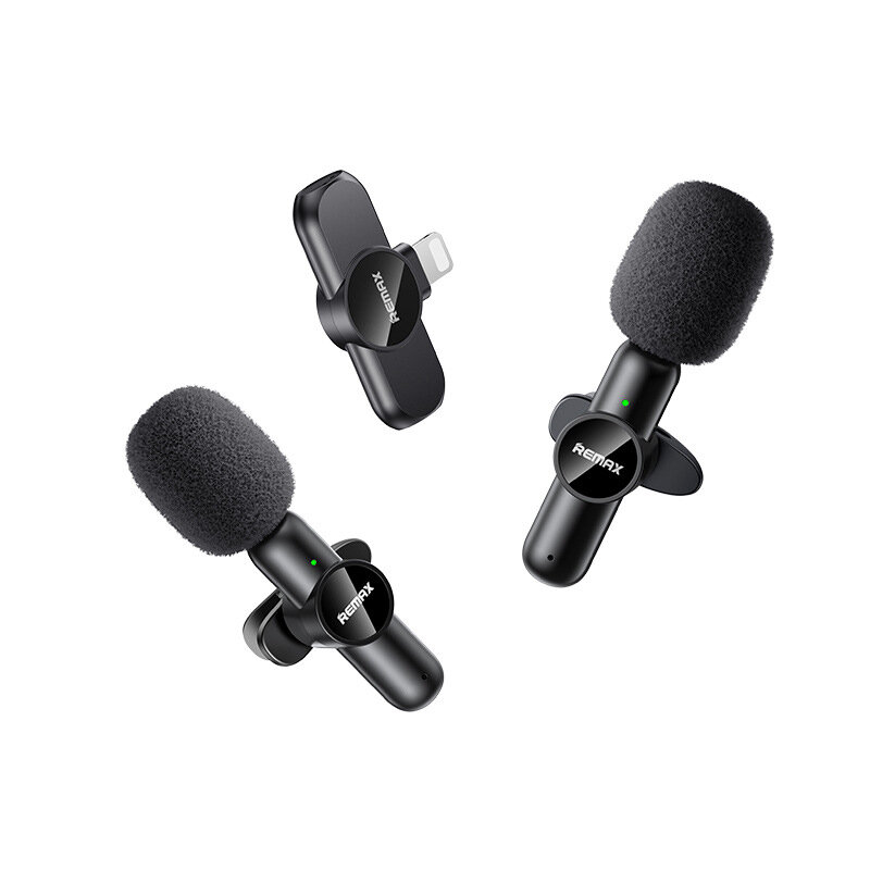 Микрофоны REMAX black, Apple's dedicated [plug and play without delay] one-to-two